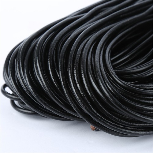 10 Meters 1/2/3mm Leather Threads Cords Strings for Bracelet Necklace ...