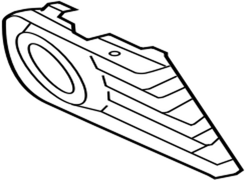 53112-47030 Toyota Grille, radiator, lower rh 5311247030, New Genuine ...