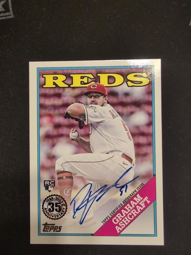 2023 Topps Baseball Graham Ashcraft Rookie On Card Autograph!! | eBay