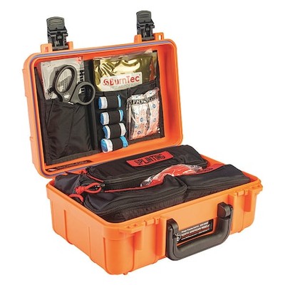 North American Rescue 85-3131 Trauma Aid Kit, Plastic Case, 83 ...