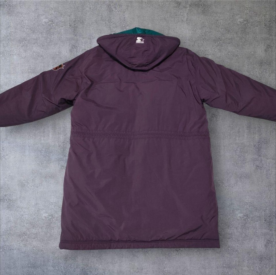 Starter 90s Mighty Ducks NHL Padded Nylon Jacket L Used JAPAN | eBay UK