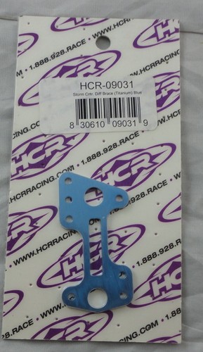 GS Racing Storm 1/8 Blue Titanium Center Diff Brace Hardcore Racing HCR ...