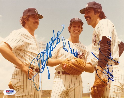 CATFISH HUNTER DON GULLETT ED FIGUEROA MULTI SIGNED 8X10 PSA DNA ...