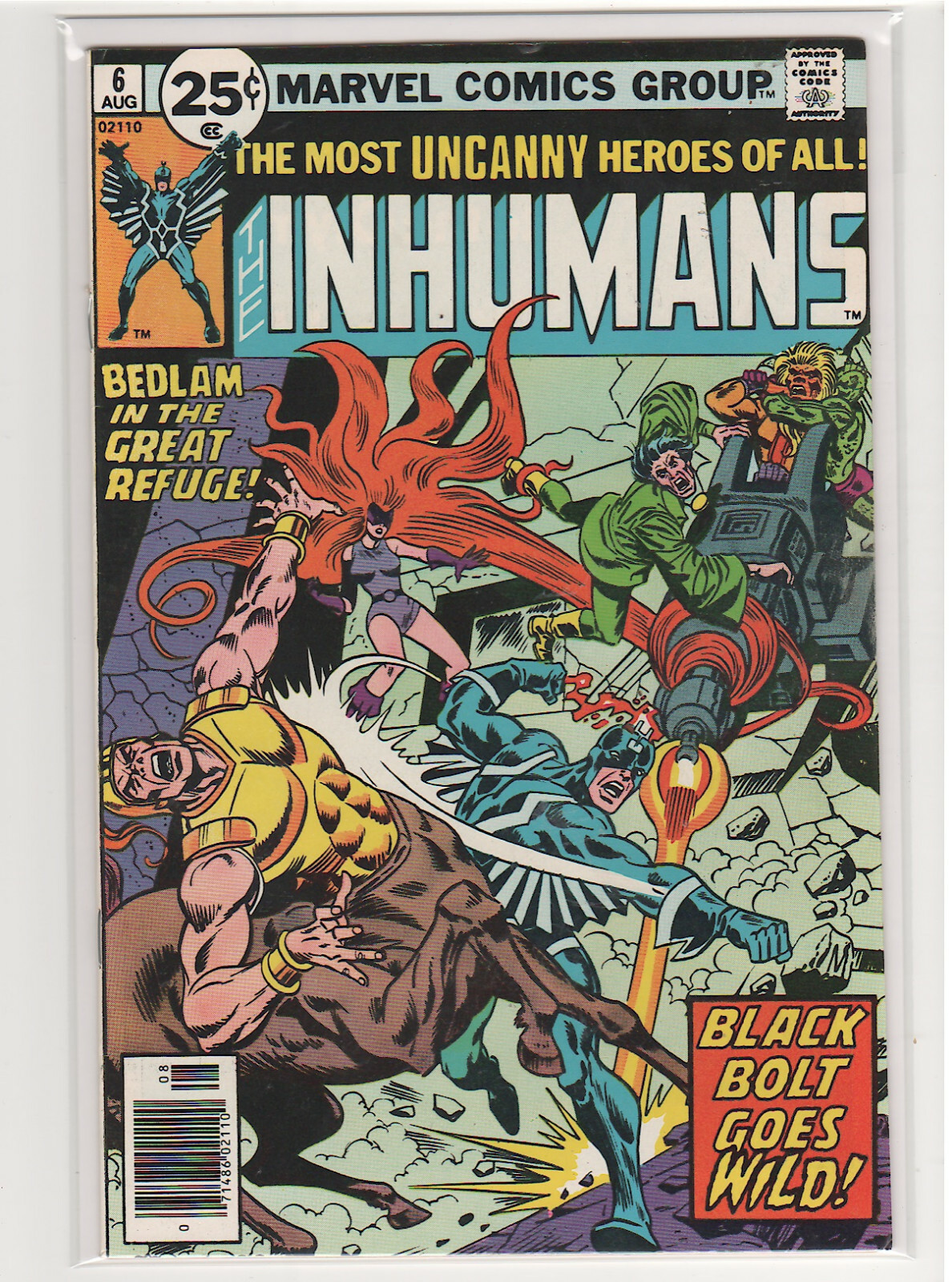 The Inhumans #6 Black Bolt Medusa Jack Kirby 9.2 | eBay