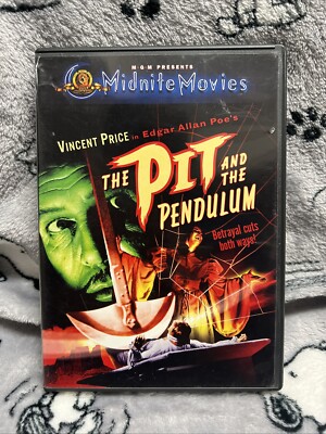 The Pit and the Pendulum (DVD, 2001) Vincent Price Horror Flick Audio ...