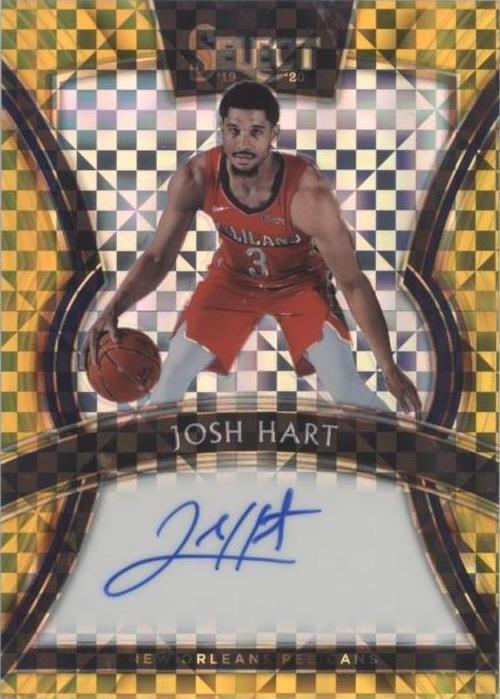 2019-20 Panini Select - Signatures Josh Hart #SG-JHT Gold Prizm /10 (AU ...