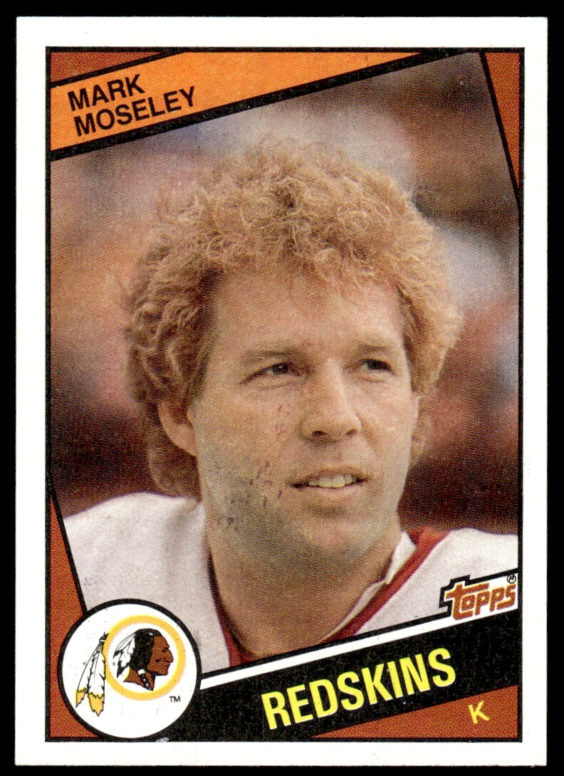 1984 TOPPS MARK MOSELEY WASHINGTON REDSKINS #385 | eBay