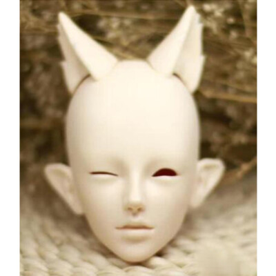 1/3 BJD Doll Only Head without Face Makeup Free Eye for DIY Birthday ...