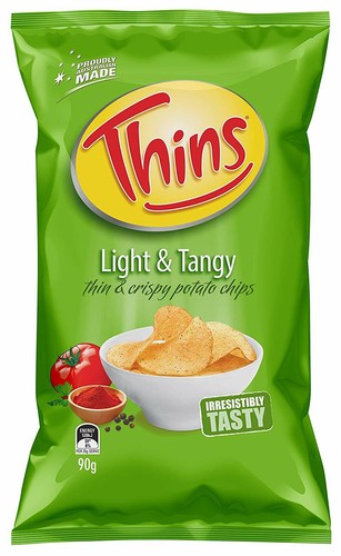 Thins Light & Tangy, 12 x 90g - AUSTRALIAN CHIPS | eBay