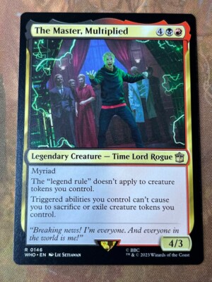 1x THE MASTER, MULTIPLIED - Doctor Who - MTG - Magic the Gathering | eBay