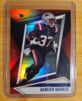 2021 PANINI ROOKIES & STARS DAMIEN HARRIS #97 RED & BLUE PARALLEL 06/35 ...