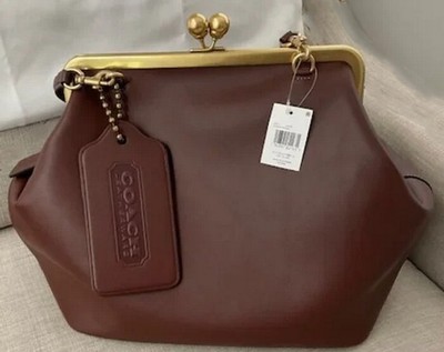 Coach Kisslock Frame Large With Tags Bag | eBay