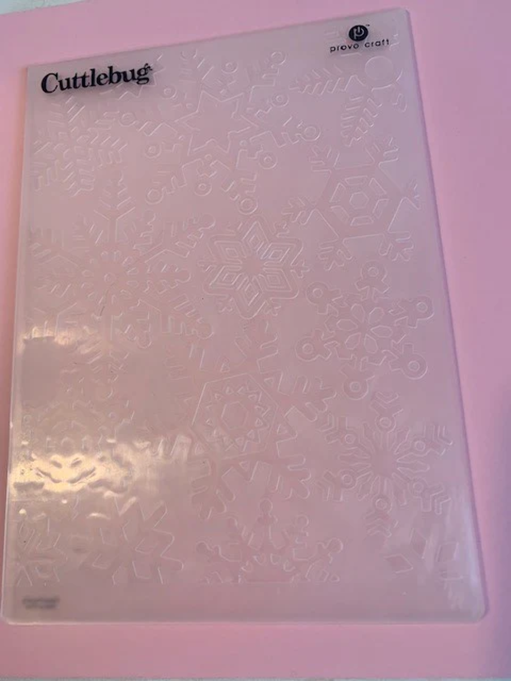 Cricut Cuttlebug Large Snowflake embossing folder | eBay