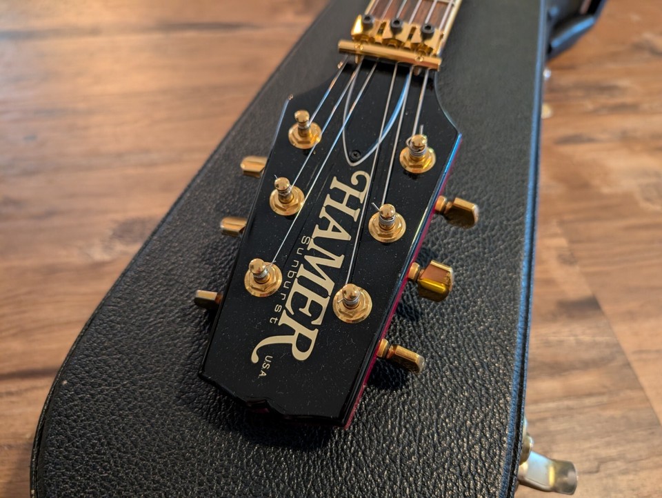 1992 Hamer USA Sunburst Custom Factory Floyd W/Gold Hardware OHSC CLEAN ...