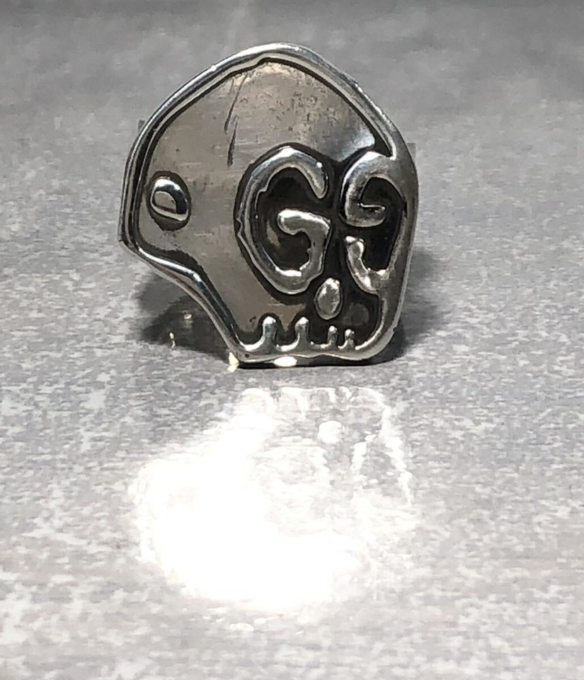 Gucci Skull Ring Silver 925 US9 Unisex Jewelry | eBay