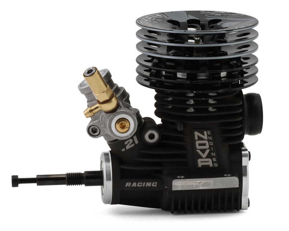 Nova Engines X9R.018 .21 (3.5cc) 9-Port On-Road Nitro Engine (DLC Shaft ...
