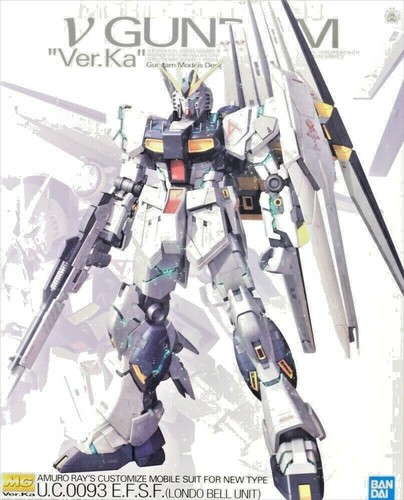 RX-93 Gundam Nu Ver. Ka Bandai Gunpla Master Grade MG 1/100 Model Kit ...