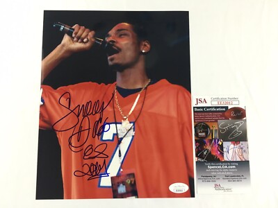 Snoop Dogg Signed 8x10 Photo JSA Coa Full Signature Vintage | eBay
