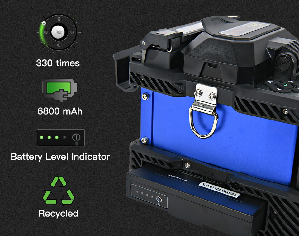 Orientek T45 Touch Screen Fiber Optical Fusion Splicer SM MM Splicing ...
