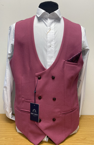 Marc Darcy Berry double-breasted waistcoat size 44 Berry style - 0301K ...