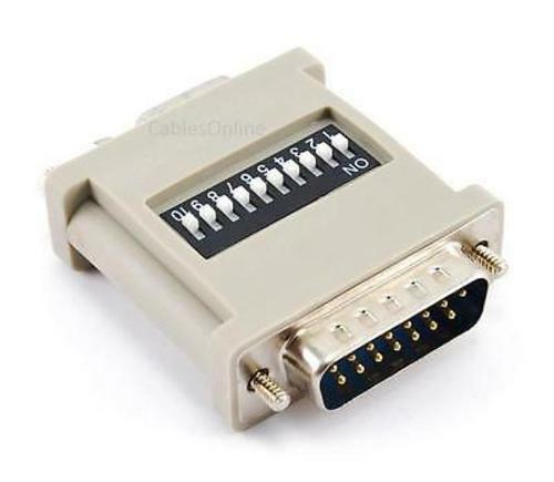 HD15 VGA Monitor Female to DB15 MAC Male Converter Adapter | Beige ...