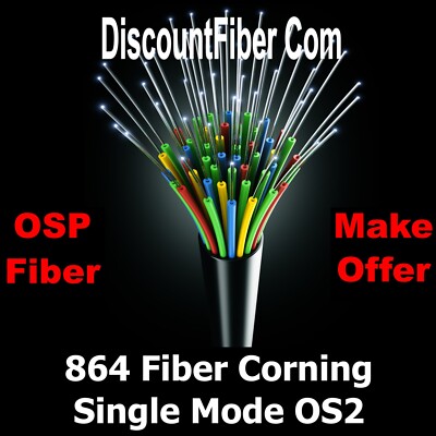 Corning RocketRibbon OSP SR5B92MR Single-Mode 864-Fiber 19K' In Stock ...