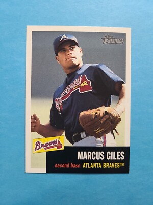 MARCUS GILES 2002 TOPPS HERITAGE BASEBALL CARD # 129 G5034 | eBay