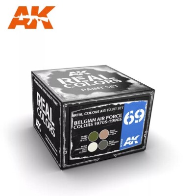 AK Interactive RCS069 - Belgian Air Force Colors 1970S-1990S Set - Neu ...