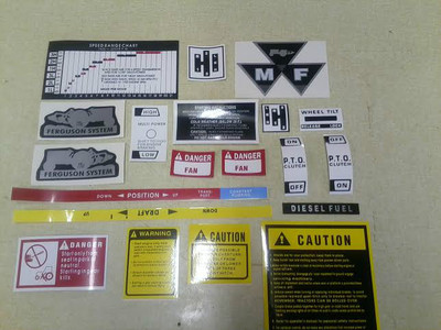 Massey Ferguson Caution Decals | eBay