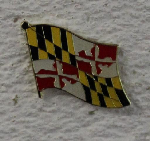 Maryland State Flag Pin & Lapel Enamel Front Pin 1" | eBay