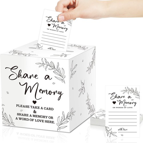 50 Pcs Share a Memory Cards for Collections of Life, Memory Cards Box ...