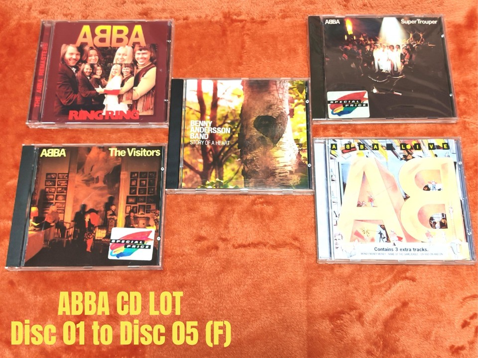 ABBA - AGNETHA FALTSKOG -BENNY-10 CD LOT -Ring Ring LIVE Super Trouper ...