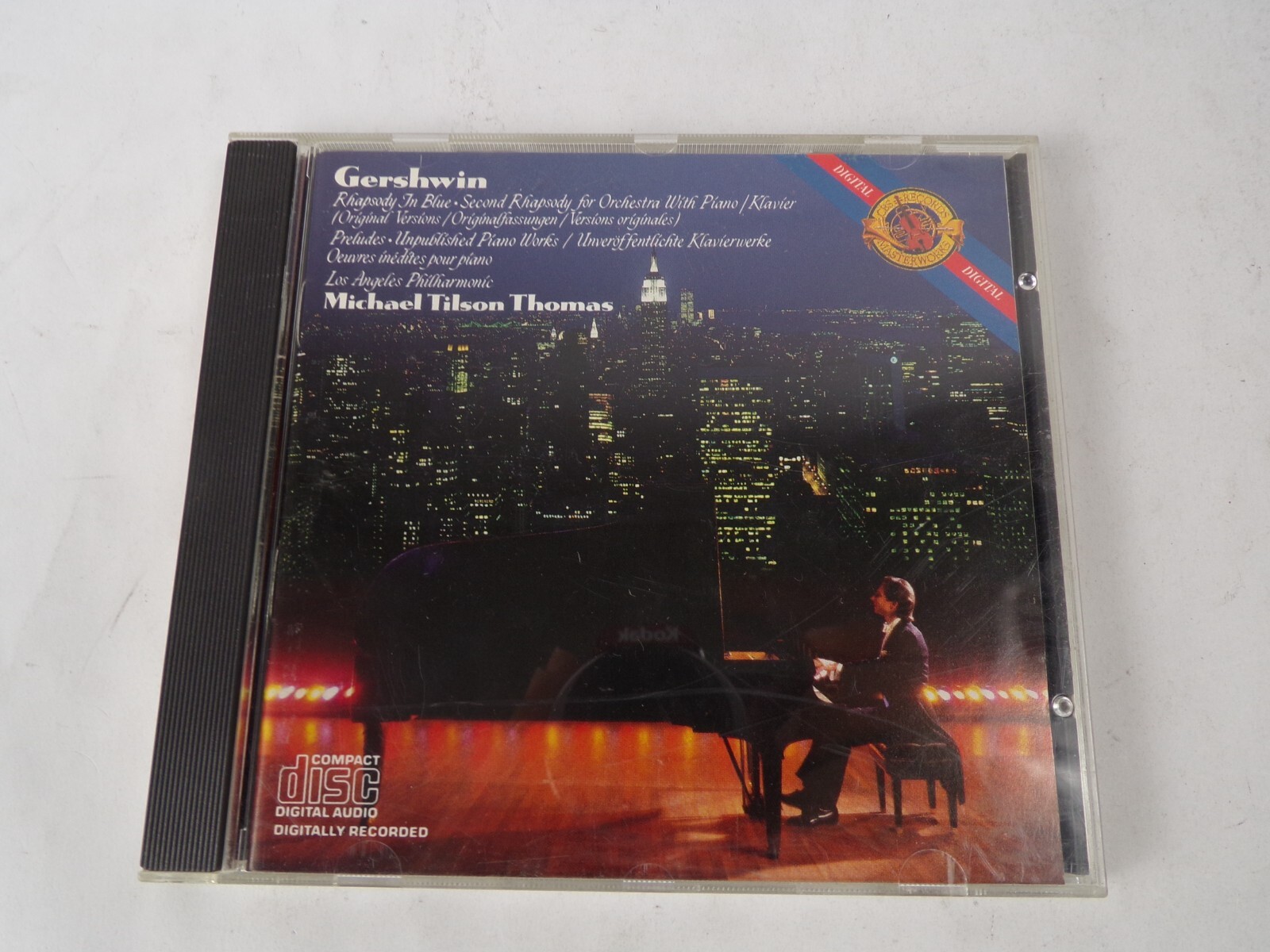 Gershwin Michael Tilson Thomas Rhapsody In Blue Preludes For Piano ...
