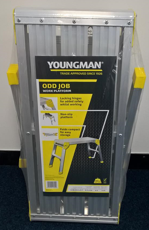 Youngman Odd Job Platform step Ladder Decorators work Bench Folding ...