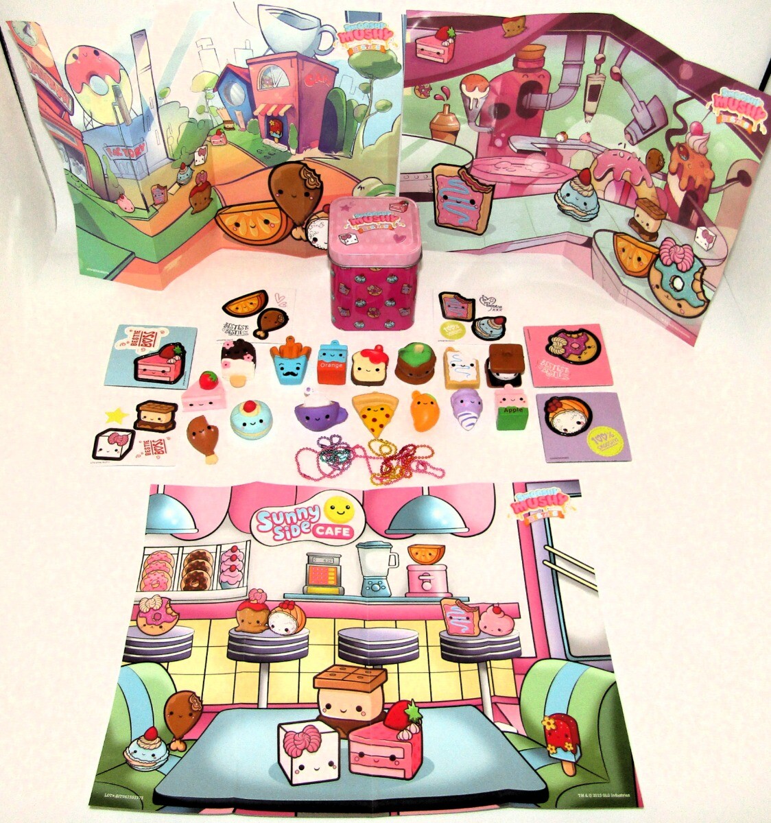 Smooshy Mushy Besties Lot of 24 items Figures Stickers Posters & More ...