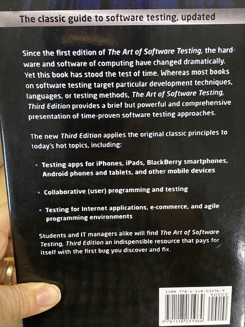 The Art of Software Testing by Corey Sandler, Glenford J. Myers and Tom ...