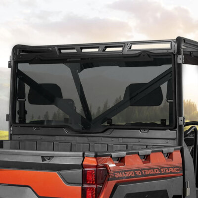 Tinted Rear Windshield Window Fit For 2017-2025 Polaris Ranger XP 1000 ...