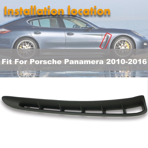 Black Right Fender Side Molding Trim Bezel for Porsche Panamera 2010 ...