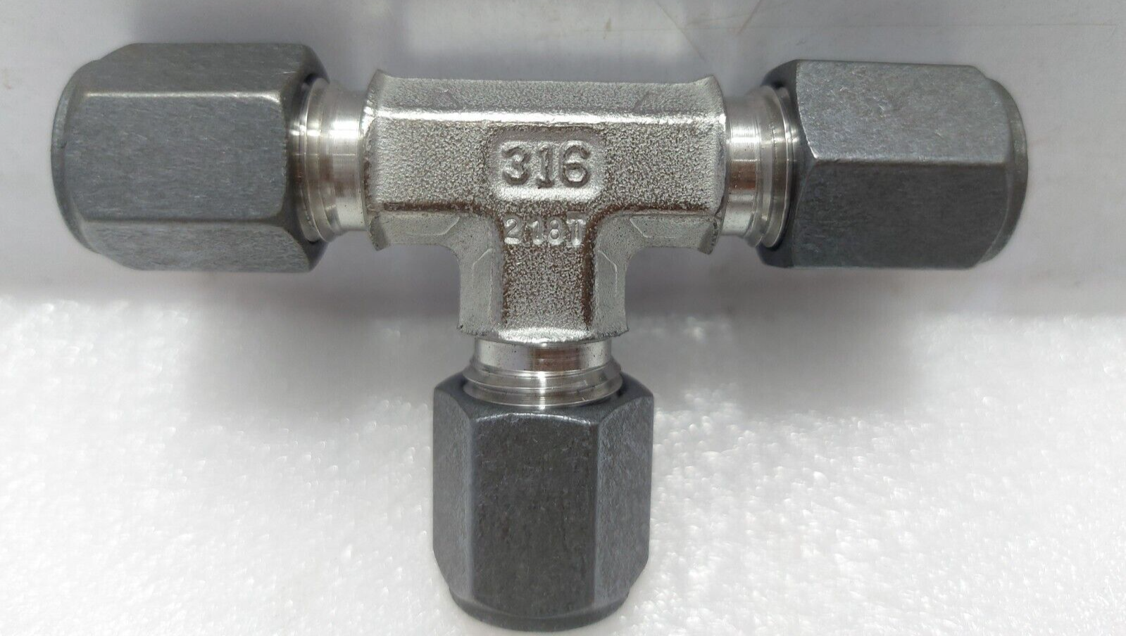 Parker 316 Stainless Fittings 199680-5 Tee Union - Lot of 6PCs | eBay