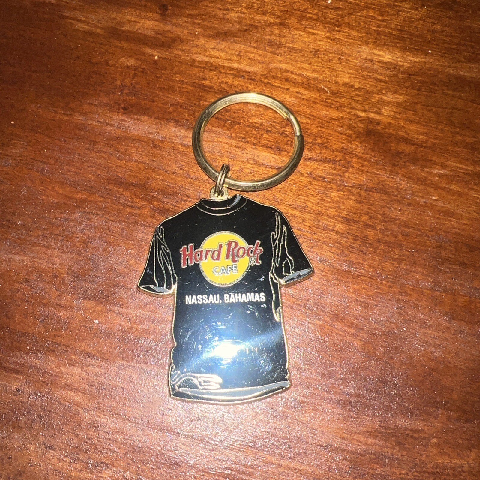 Nassau Bahamas Hard Rock Cafe Keychain / Key Chain / Keyring / Key Ring ...