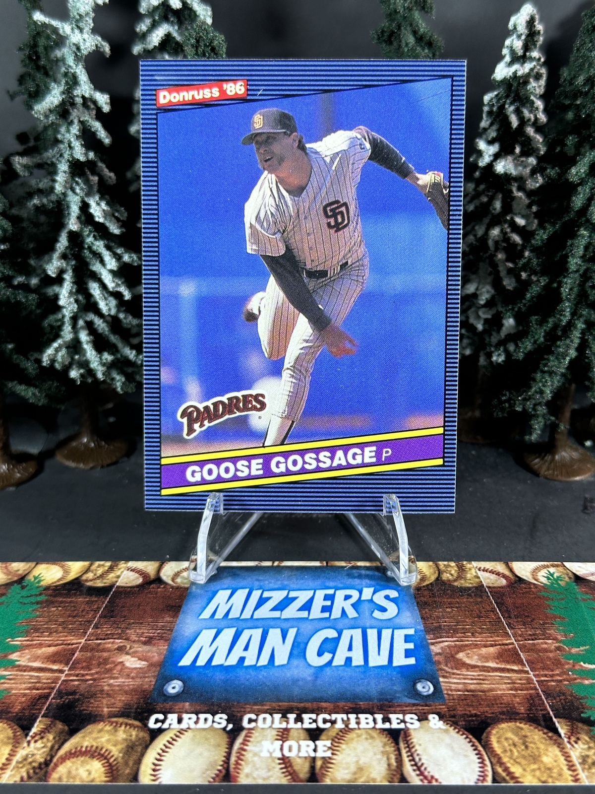 1986 Donruss Baseball Goose Gossage Padres Base Card 185 | eBay