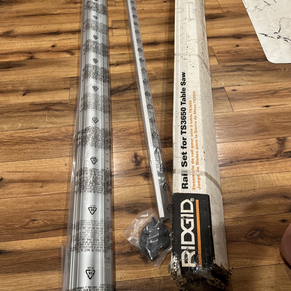 Ridgid TS3650 or TS3660 Table Saw Aluminum GUIDE RAILS TH100056 ...
