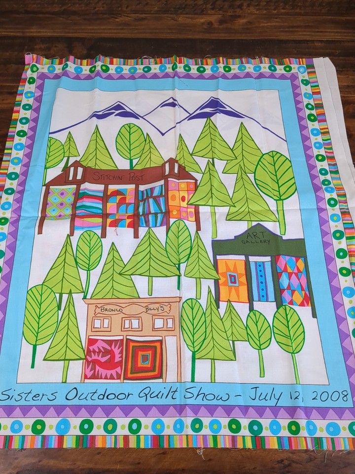 Sisters Outdoor Quilt Show July 12, 2008 Fabric Quilt Panels | eBay