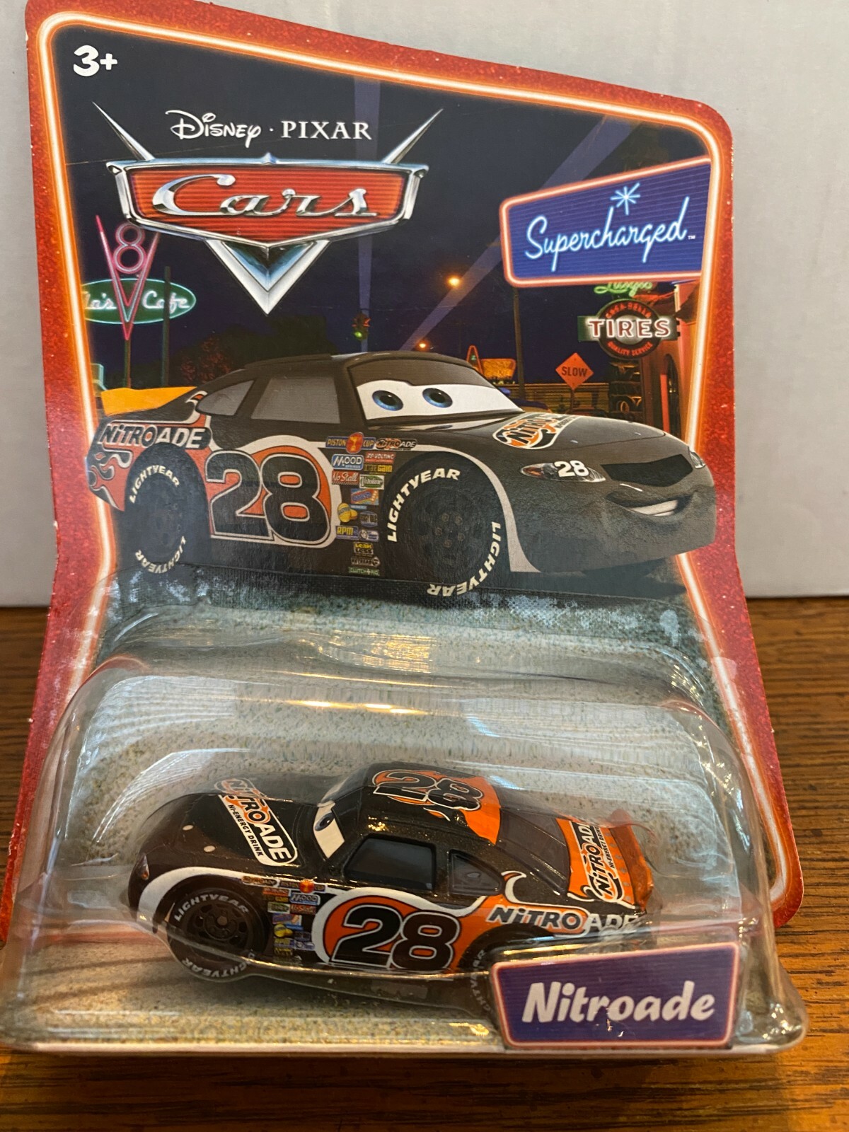 Disney Pixar Cars Supercharged Nitroade Mattel Diecast Vehicle 1:55
