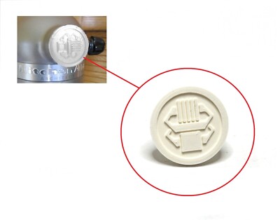NEW WHITE CAP COVER TOP HUB ATTACHMENT for KITCHENAID KITCHEN AID STAND ...