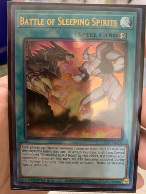 Battle Of Sleeping Spirits BLCR-EN009 YU-Gi-Oh! Near Mint 1st Edition ...