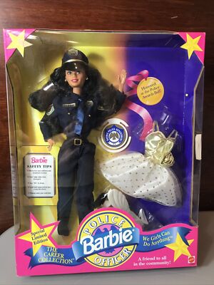 1993 Police Officer African American Barbie Doll The Career Collection ...