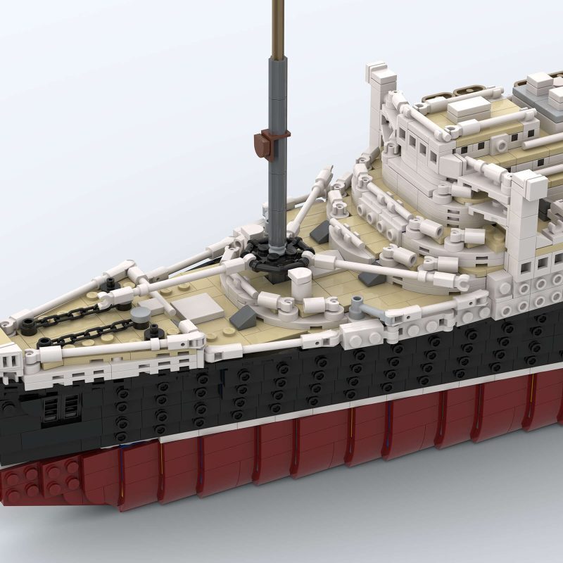 MOC-93208 1/325 Scale Queen Mary Compatible with 10294 4689 Pieces for ...