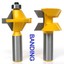 2 pc 1/2"Shank Edge Banding Tongue & Groove Router bit Set ...