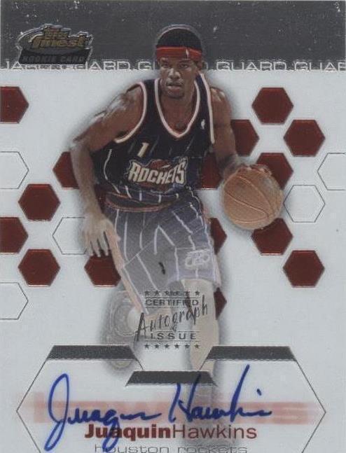 2002-03 Topps Finest - Rookie Autograph Juaquin Hawkins #101 /999 (AU ...